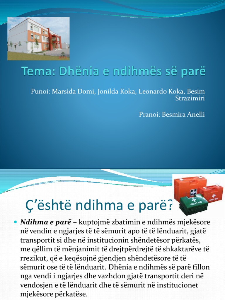 Ndihma e Pare | PDF