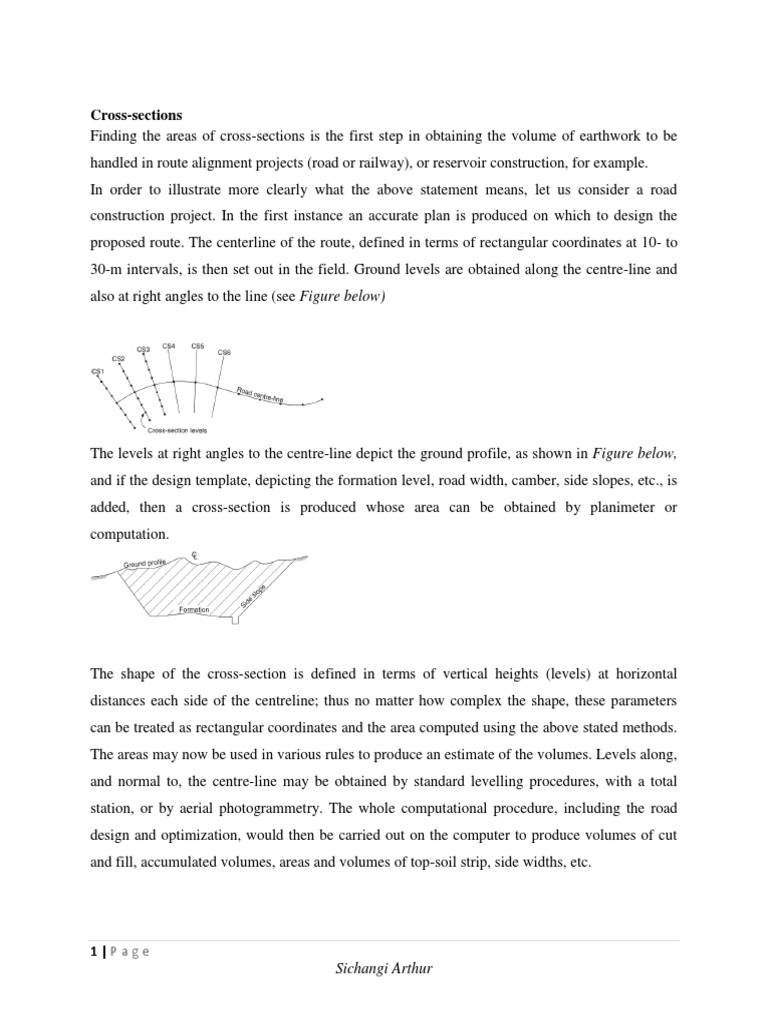 Cross-Sections: Sichangi Arthur | PDF | Cross Section (Physics) | Area
