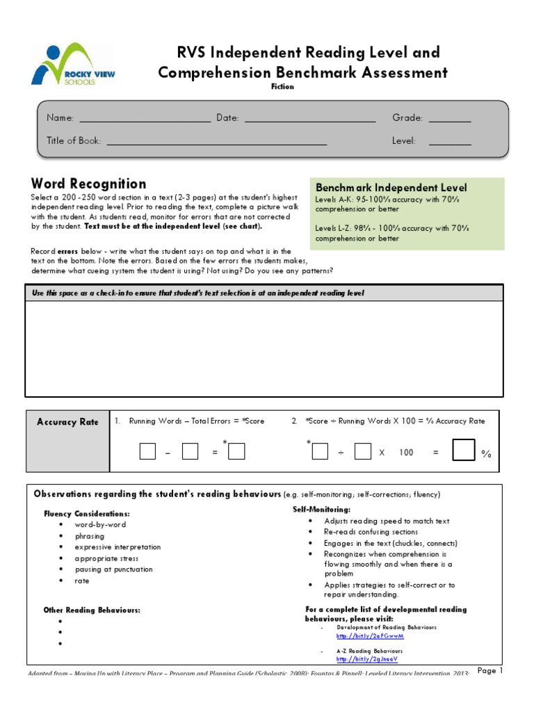 Fiction | PDF | Reading Comprehension | Reading (Process)