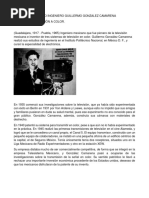 Guillermo González Camarena: TV a Color | PDF | Televisión | Color