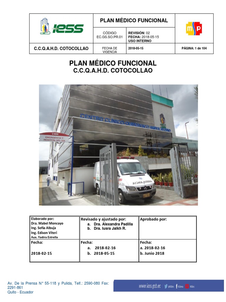 PLAN MEDICO FUNCIONAL Final - V3 PDF | PDF | Seguro | Esfera pública