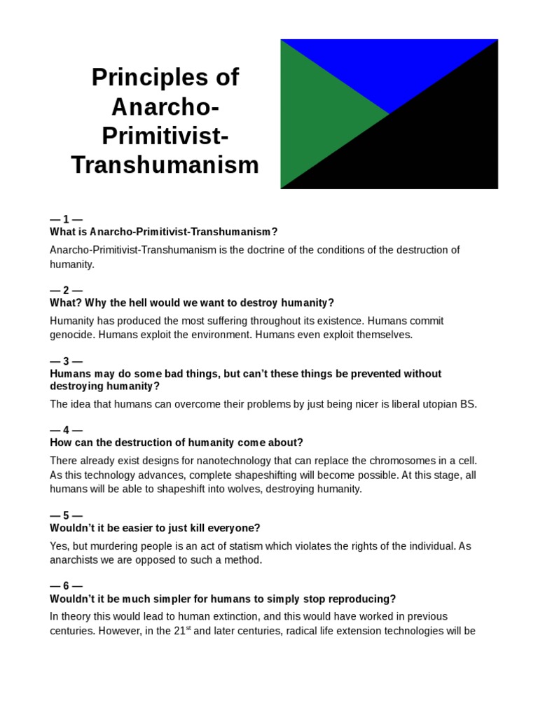 Anarcho Transhumanism