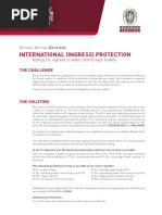 IP-Classification of Ingress Protection | PDF | Engineering ...