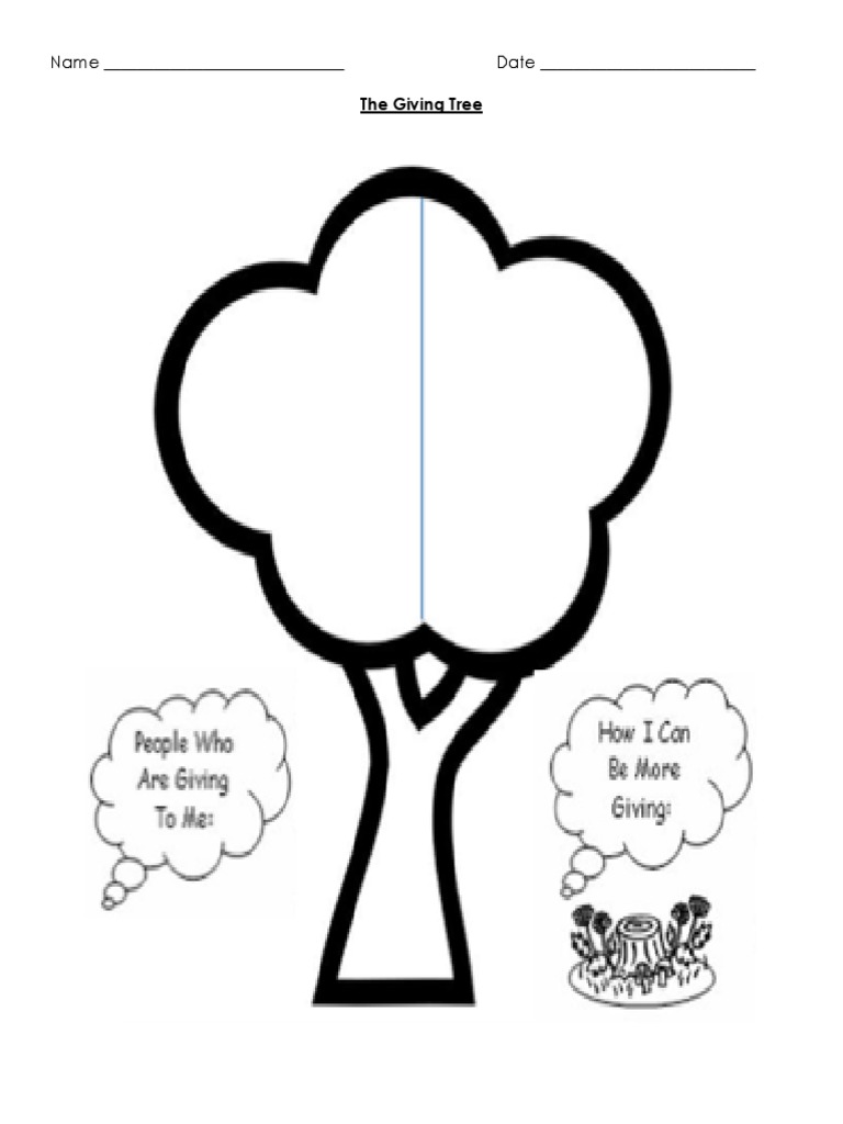 The Giving Tree Activity | PDF