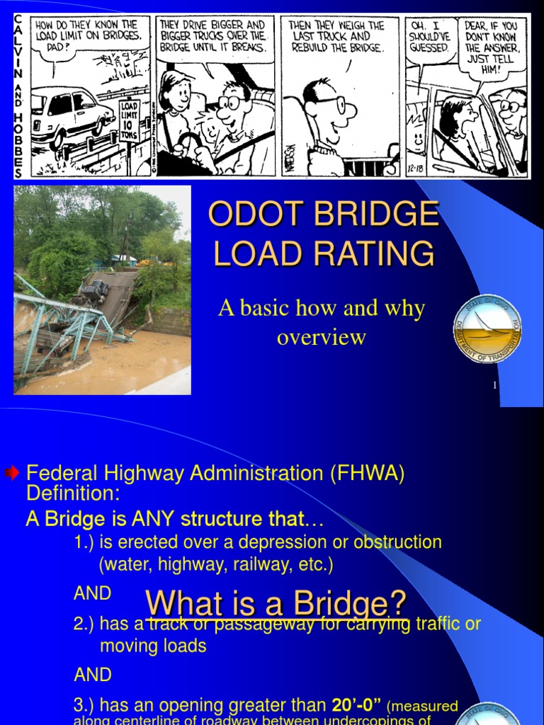 ODOT LoadRatingTraining PDF | PDF | Structural Load | Bridge