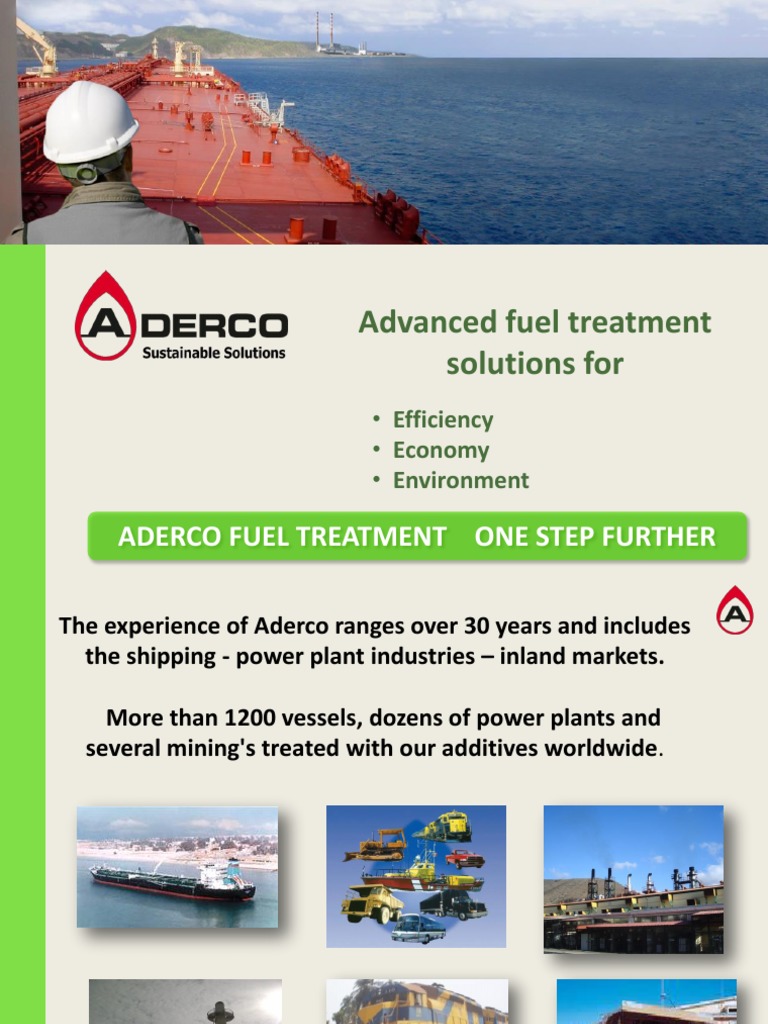 002 ADERCO General Presentation | PDF | Diesel Fuel | Gasoline