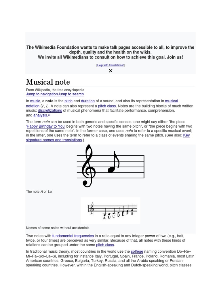 Musical Note: Jump To Navigationjump To Search Music Pitch Duration ...