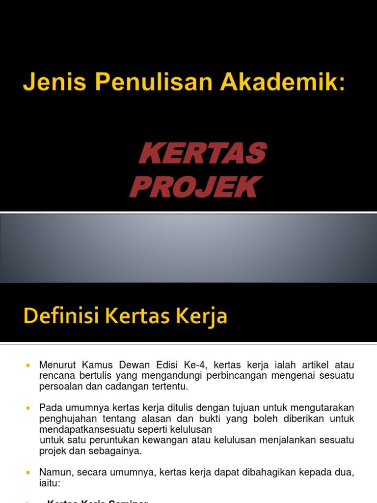 Jenis Penulisan Akademik | PDF