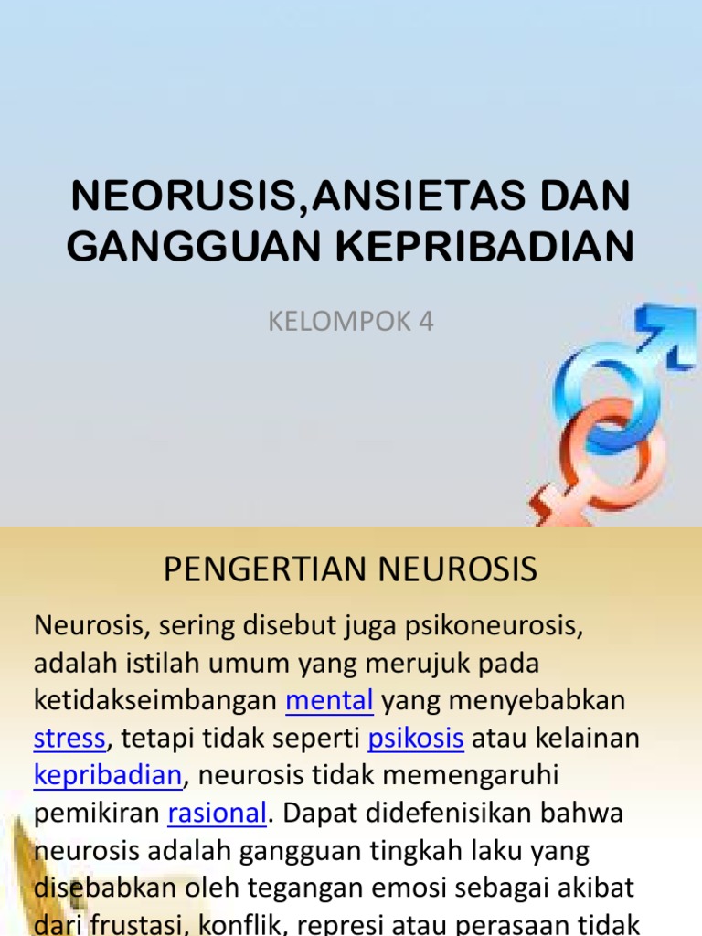 Neorusis, Ansietas Dan Gangguan Kepribadian | PDF | Pengembangan Diri ...