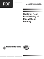 Root Pass Welding Practices for Pipe | PDF | Welding | Construction