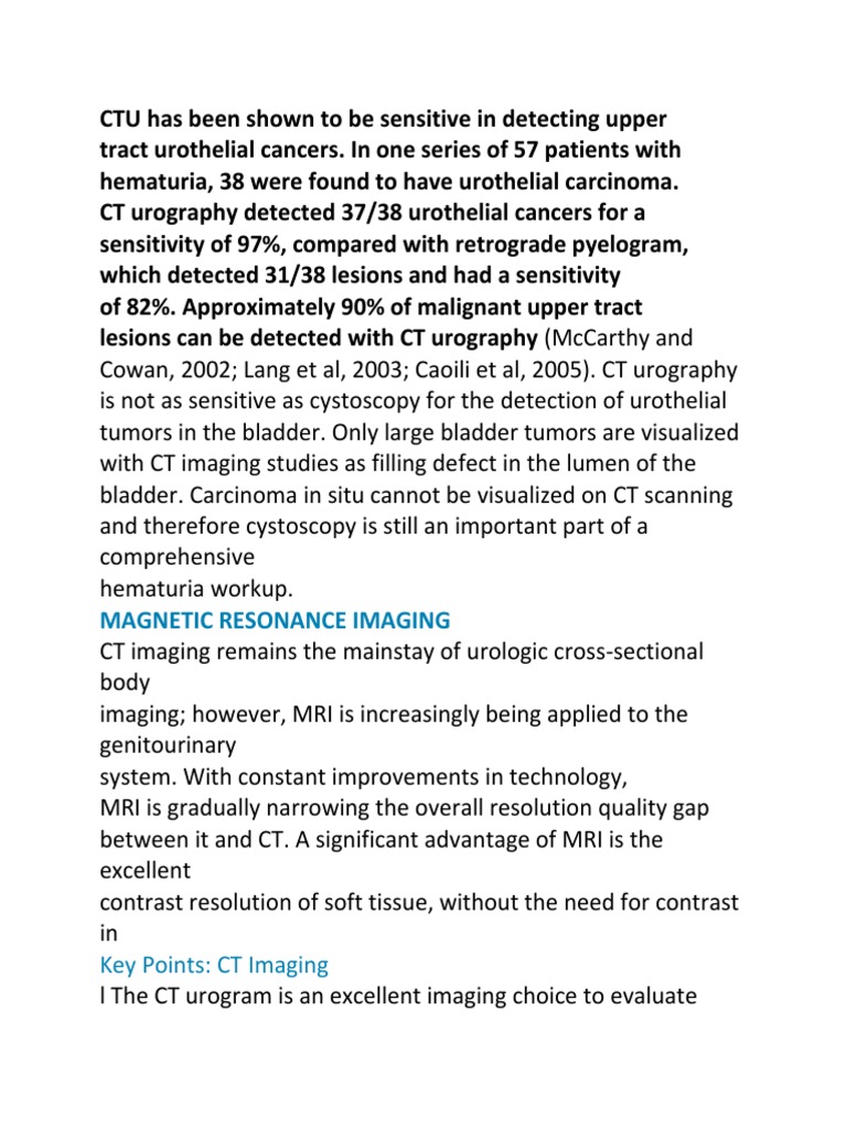 Magnetic Resonance Imaging: Key Points: CT Imaging | PDF | Ct Scan ...