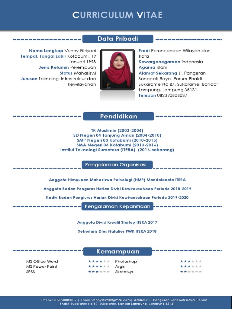 Contoh CV 1 | PDF