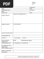 Store Requisition Issue Form | PDF
