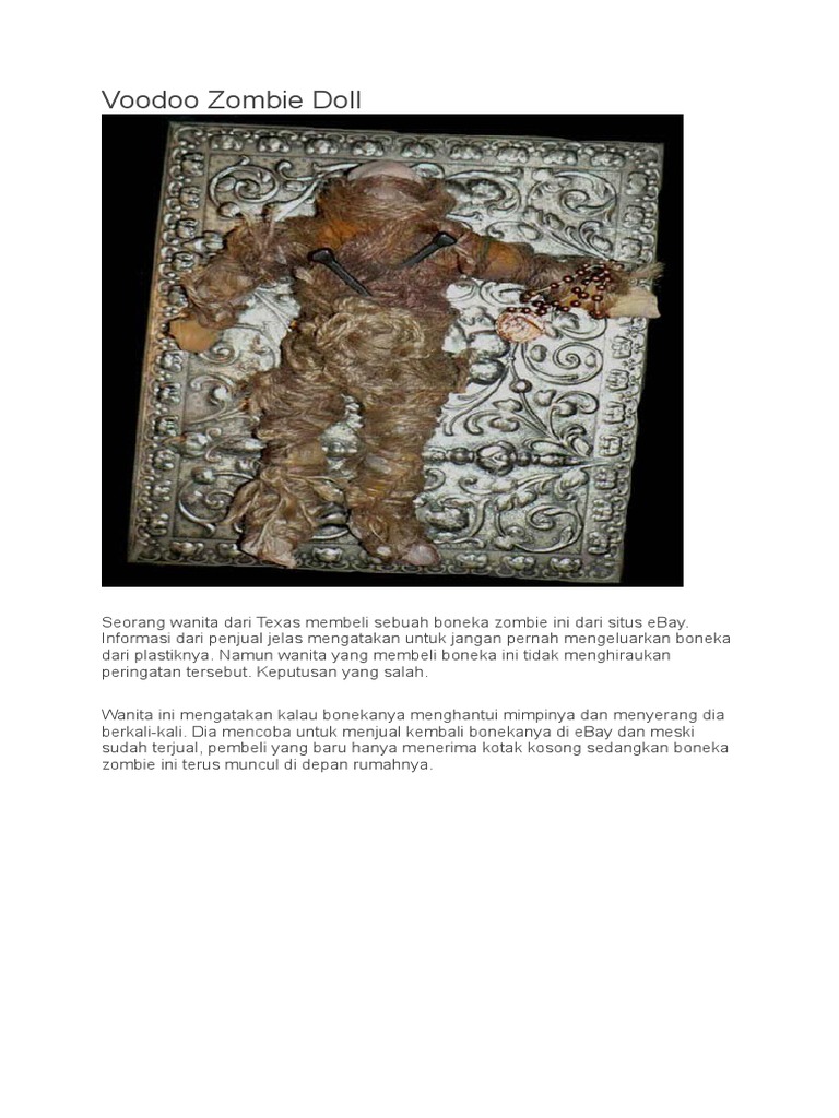 Voodoo Zombie Doll | PDF