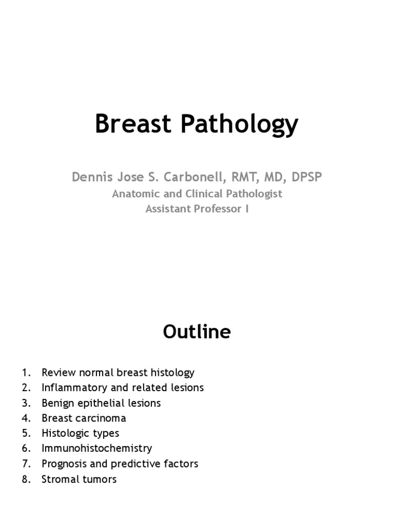 Positive Breast Cancer Pathology Overview | PDF | Carcinoma | Metastasis