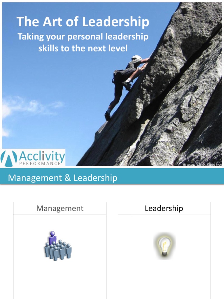 The Art of Leadership PDF | Download Free PDF | Leadership | Emergence