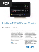 Philips IntelliVue MX600 MX700 Technical Data Sheet | PDF | Monitoring ...