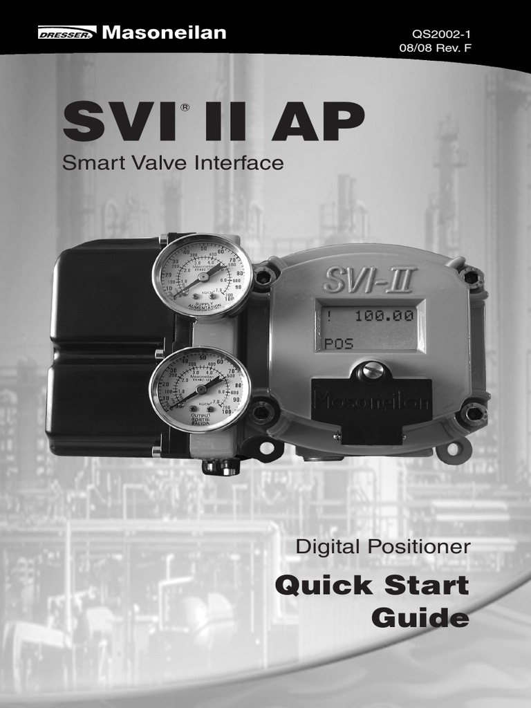 Masoneilan - SVI-II AP IOM Manual Quick Start Guide PDF | PDF | Voltage ... Masoneilan - SVI-II AP IOM Manual Quick Start Guide PDF | PDF | Voltage ...