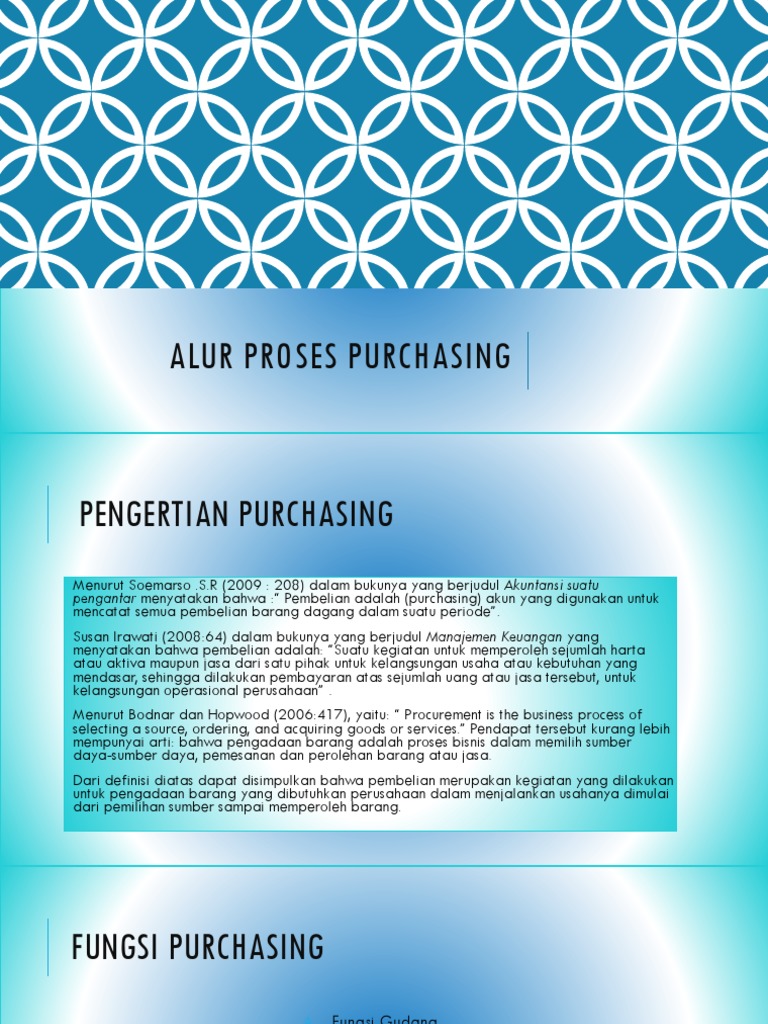 Alur Proses Purchasing | PDF