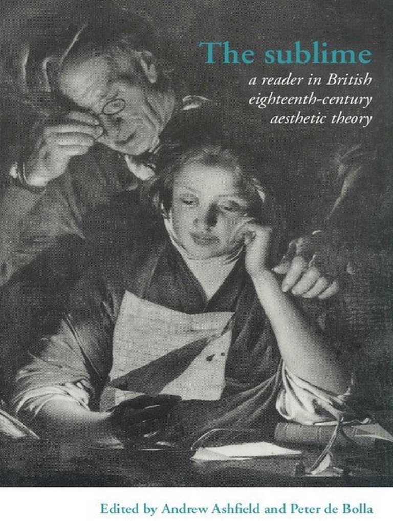 Andrew Ashfield - Peter de Bolla - The Sublime - A Reader in British ...