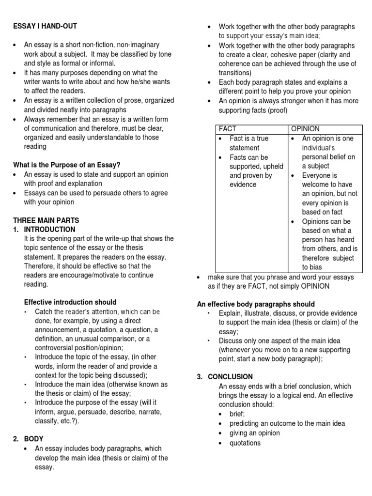 Essay L Hand | PDF | Essays | Paragraph