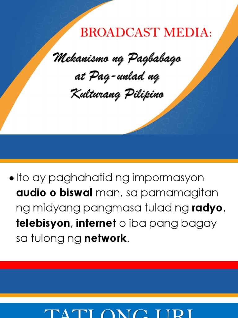 Broadcast Media | PDF