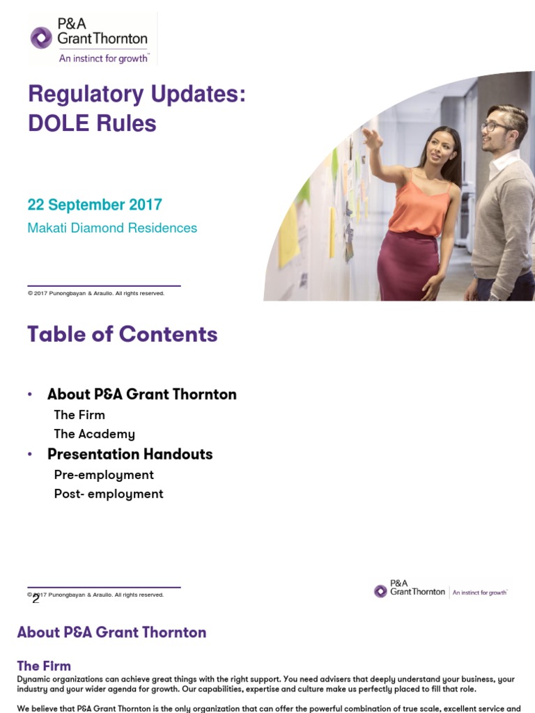 DOLE Rules PDF | PDF | Employment | Salary