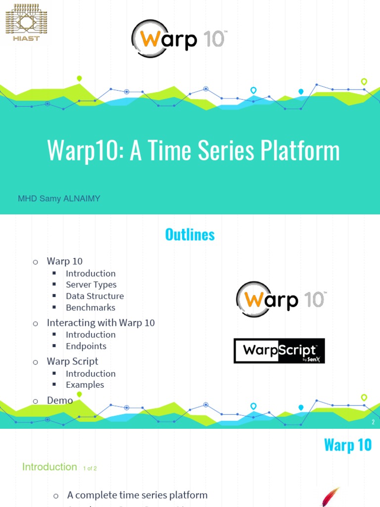 Warp 10 | PDF | Pattern Recognition | Programming Language