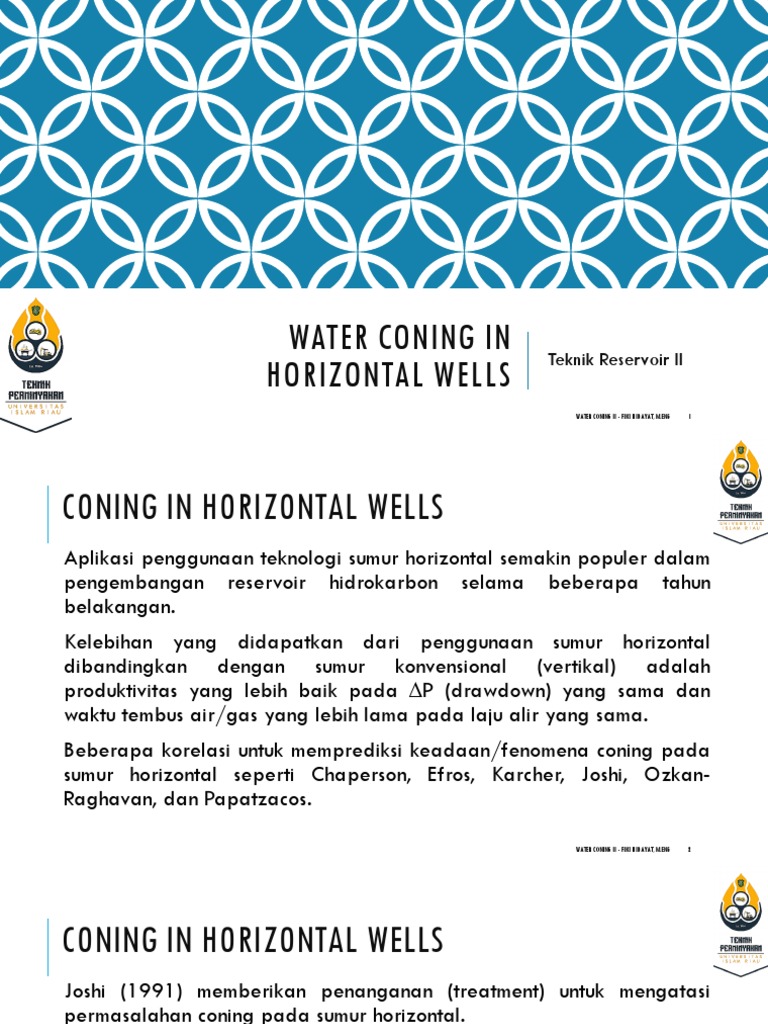Water Coning Horizontal | PDF | Sains & Matematika