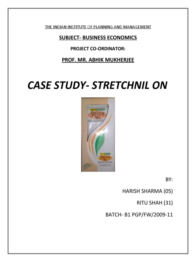 Case Study Stretch Nil | PDF | Brand | Tablet (Pharmacy)