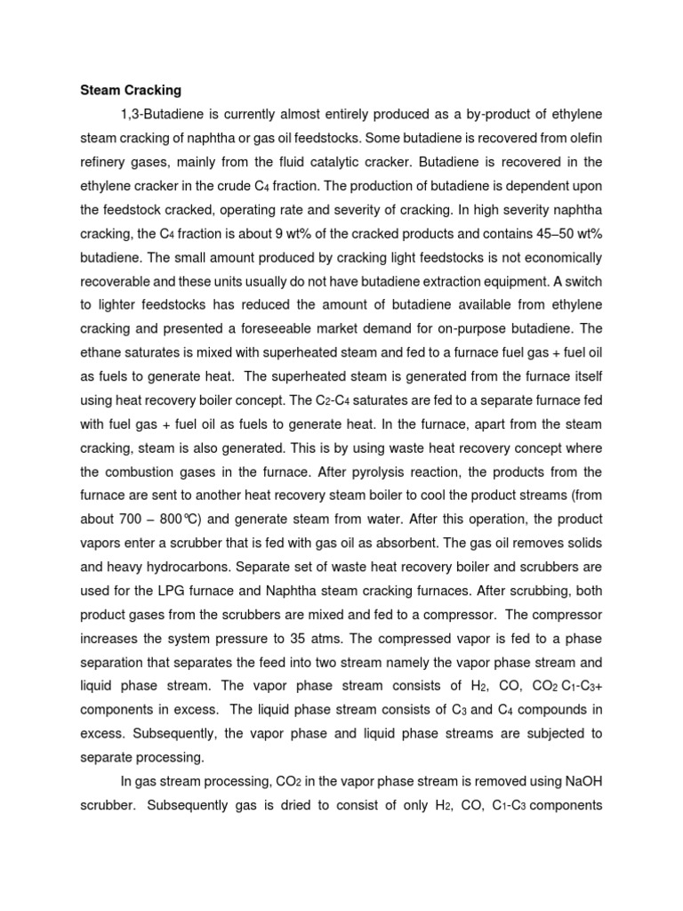 Steam Cracking | PDF | Cracking (Chemistry) | Hydrocarbons
