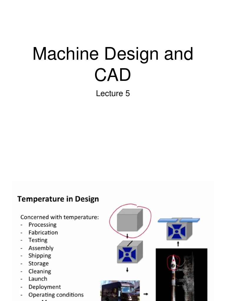 Machine Design and CAD Lecture 5 | PDF