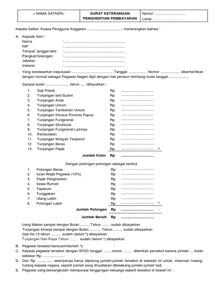 SKPP Pensiun Pns | PDF