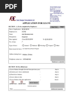 Intertek - Leave Form | PDF