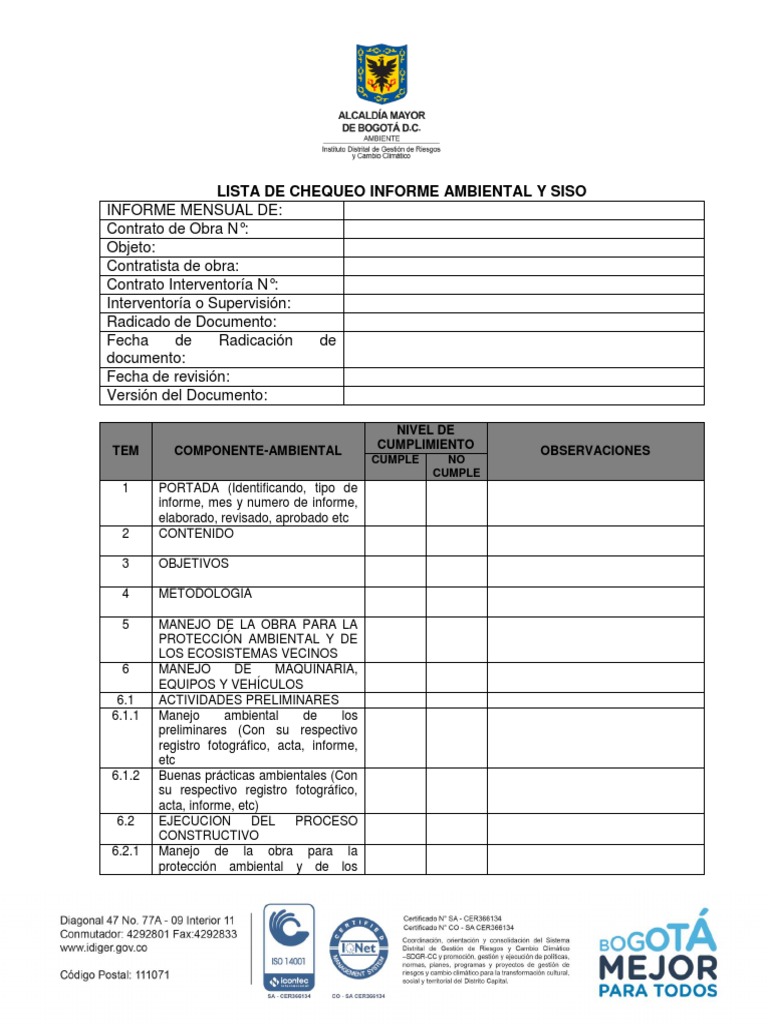 Informe Mensual SISO y Ambiental | PDF | Residuos | Business