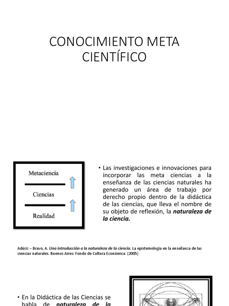Conocimiento Meta Científico | PDF | Science | Epistemología