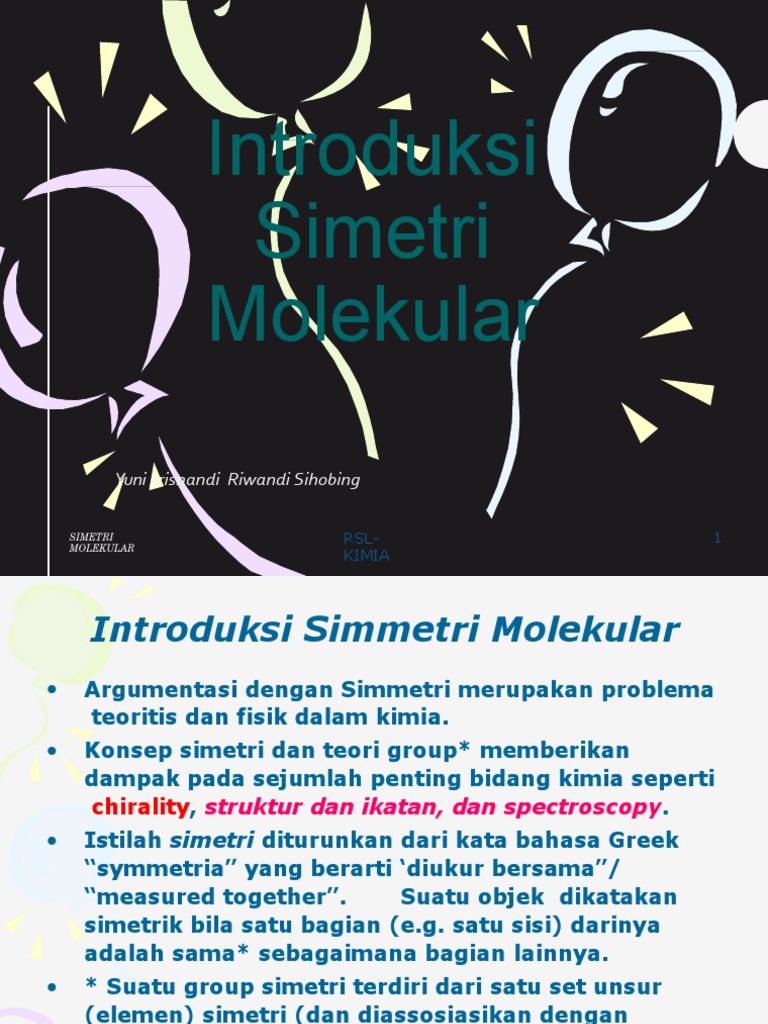 Kimia Fisika Simetri | PDF