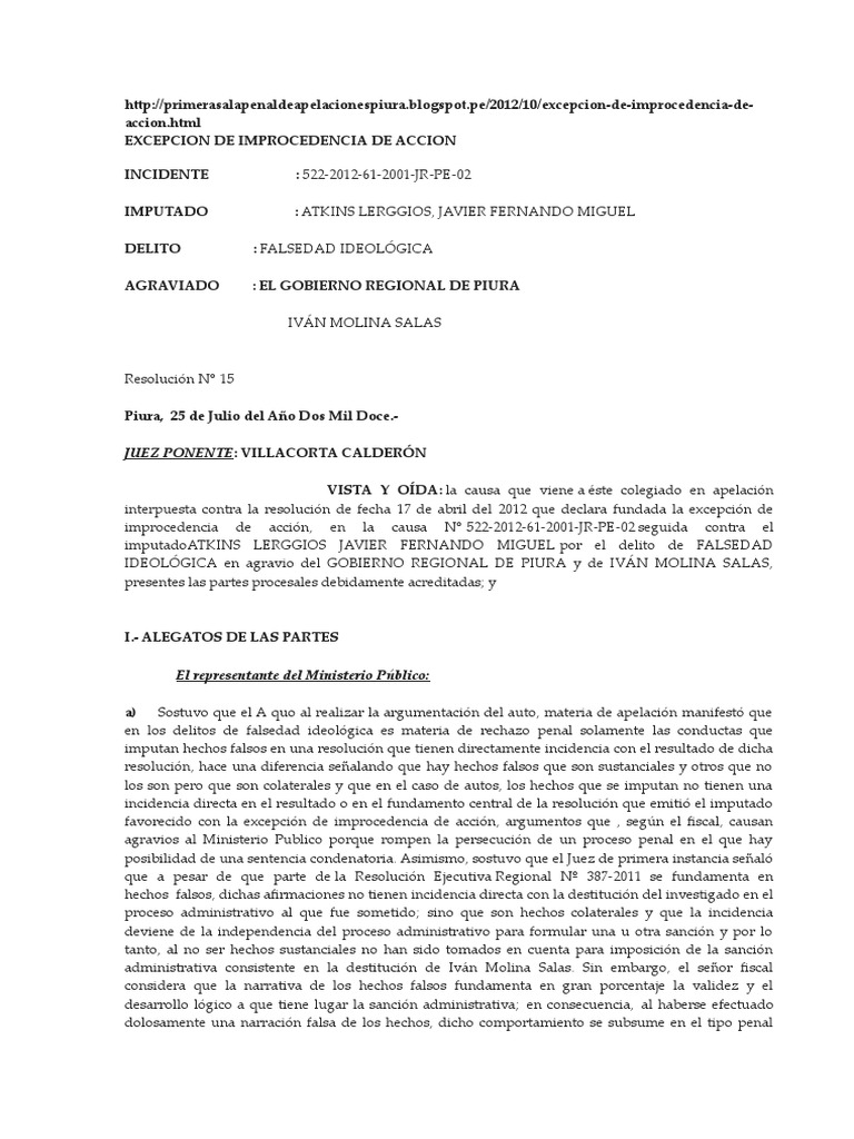 Material Sobre Falsedad Ideologica Sentencia | PDF | Derecho penal | Verdad