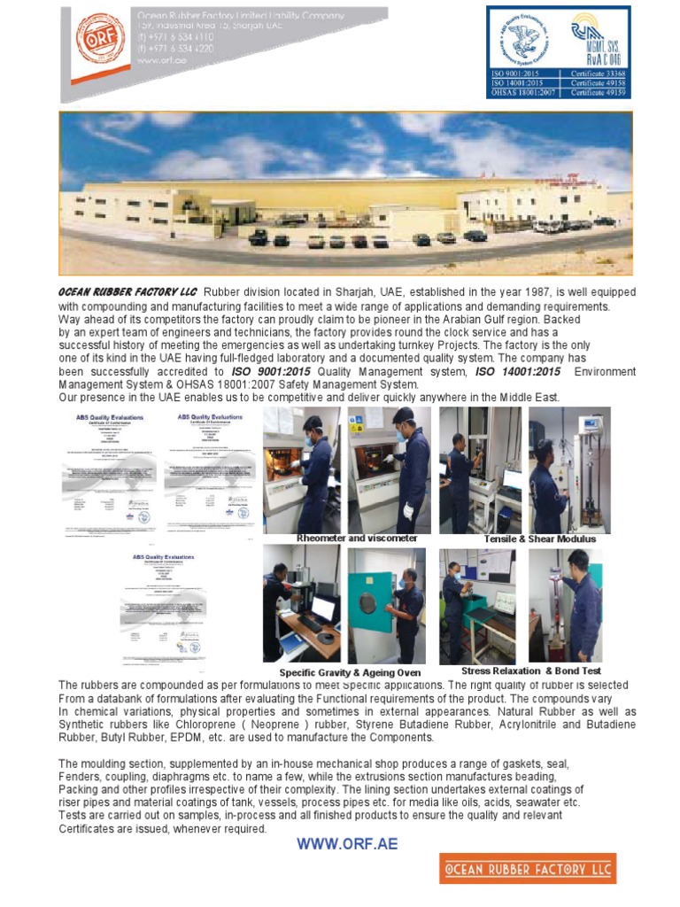Ocean Rubber Factory LLC: 7hqvloh 6Khdu0Rgxoxv 5khrphwhudqgylvfrphwhu | PDF