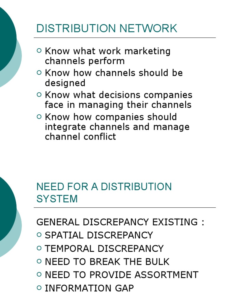Distribution Network Overview and Examples | PDF | Business | Economies