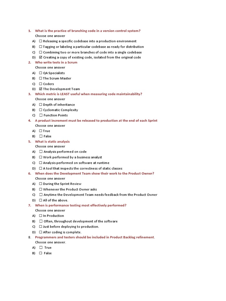 Scrum Practices in Software Testing | PDF | Scrum (Software Development ...