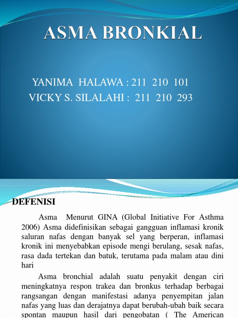 Asma Bronkial Slide
