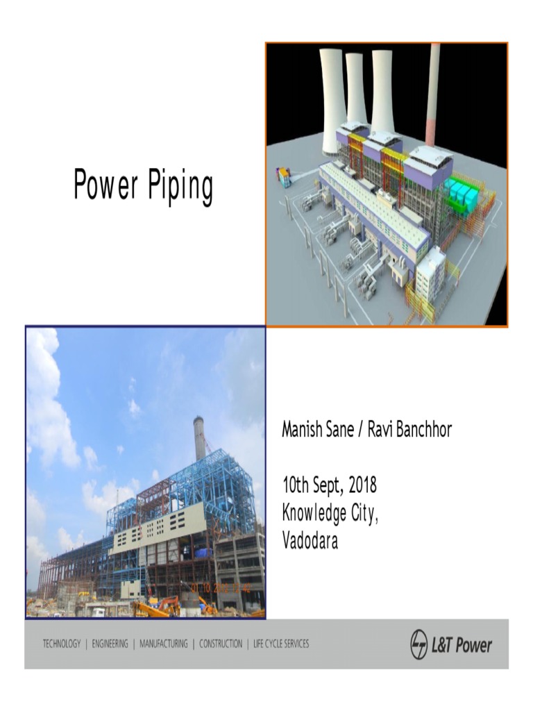 Session I - II - Power Cycle Piping PDF | PDF | Pipe (Fluid Conveyance ...