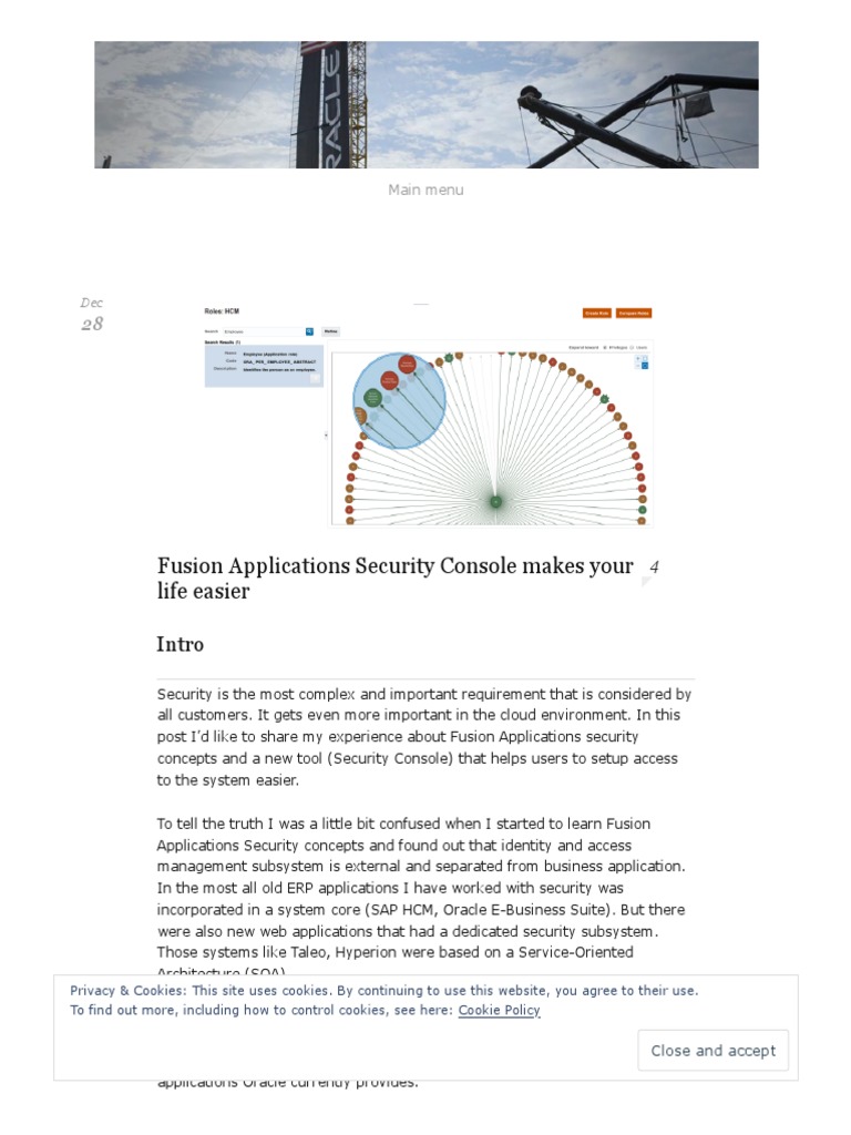 Oracle Fusion HCM Security Console Guide | PDF | Http Cookie | Internet ...