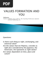 Values Education Curriculum Guide | PDF | Teachers | Curriculum