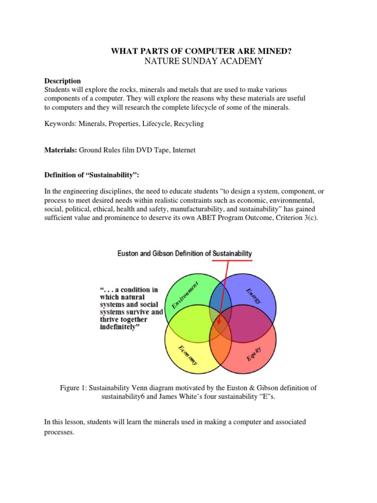 Computer Minerals Exploration | PDF | Sustainability | Mining