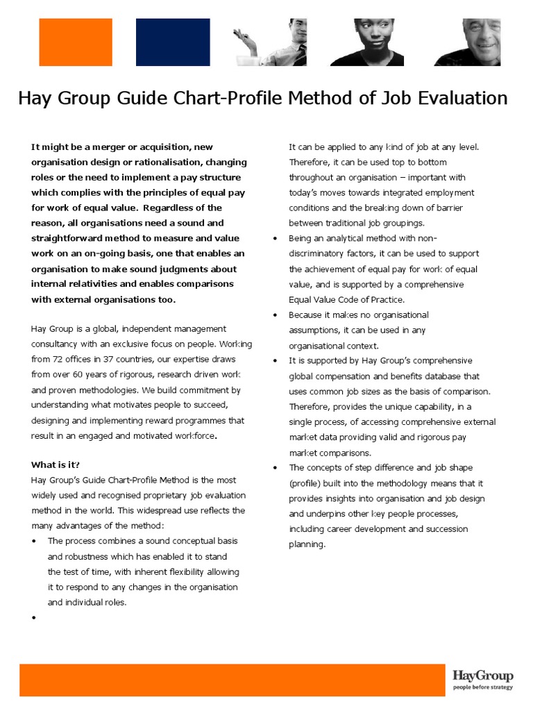 Hay Method of Job Evaluation PDF | PDF | Know How | Evaluation