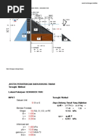 Perhitungan Bronjong: 1. Data Perencanaan 1.1 Dimensi | PDF