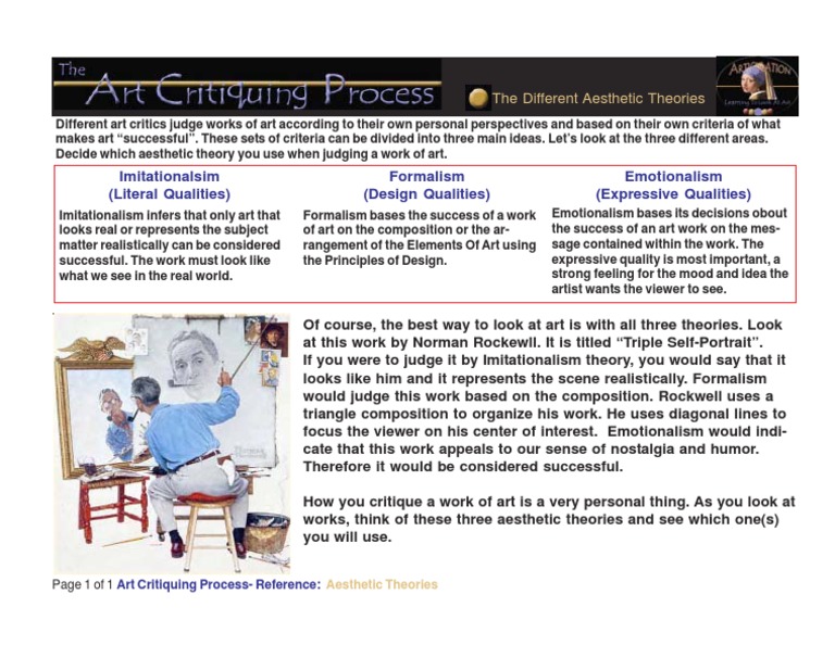 3 Aesthetic Theories | PDF | Composition (Visual Arts) | Aesthetics