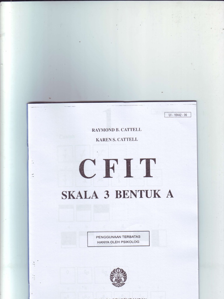 Cfit Test PDF | PDF